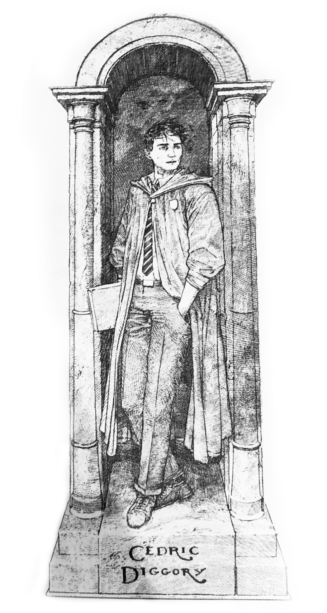 Cedric Diggory illustration (house editions) — Harry Potter Fan Zone