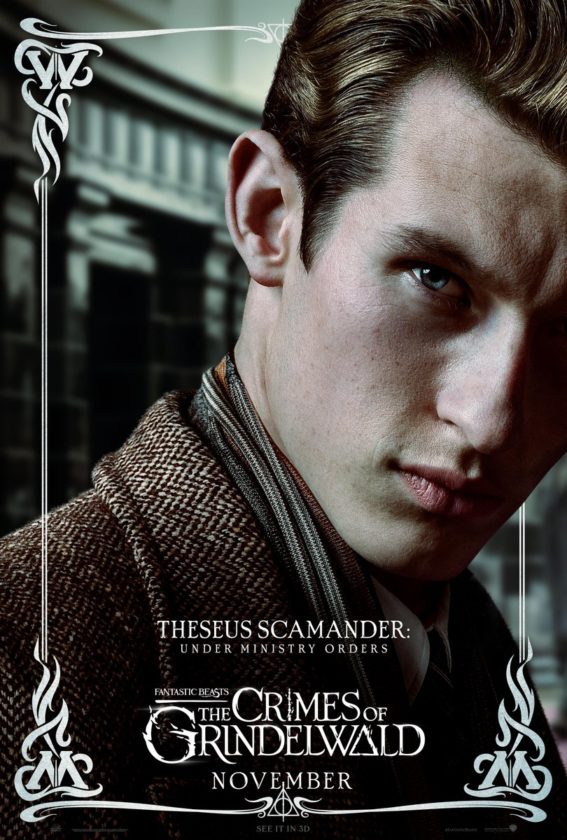 ‘Crimes of Grindelwald’ Theseus Scamander poster — Harry Potter Fan Zone