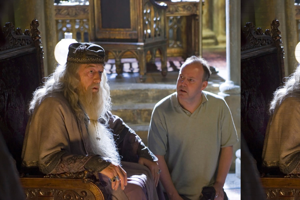 David Yates and Michael Gambon — Harry Potter Fan Zone