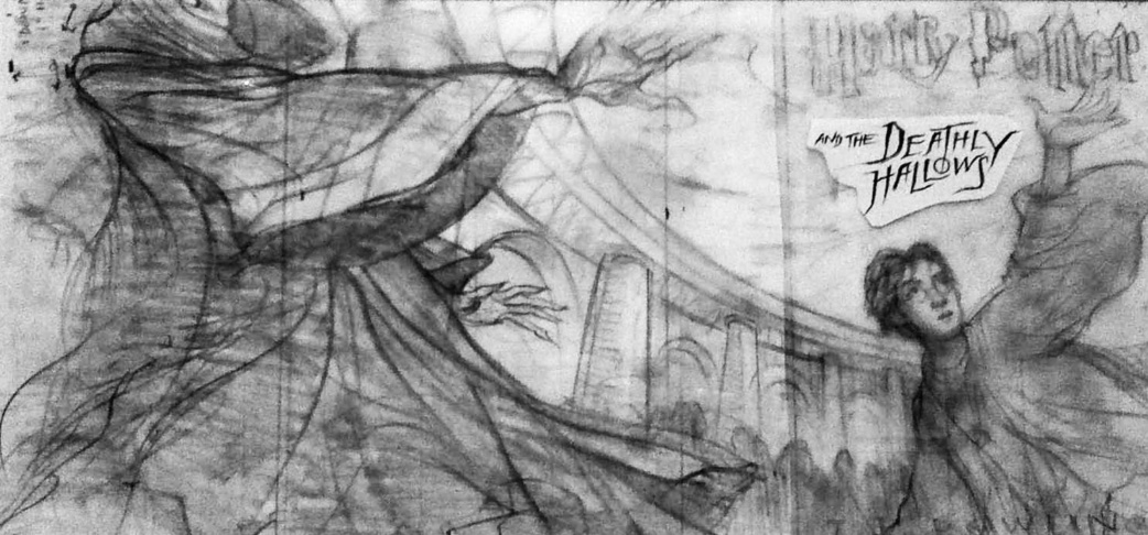 ‘Deathly Hallows’ cover art original sketch (Mary GrandPré) — Harry ...