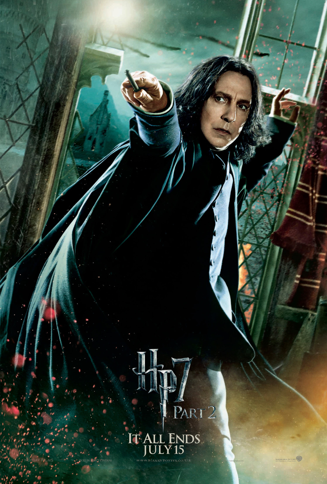 ‘Deathly Hallows: Part 2’ Snape poster — Harry Potter Fan Zone