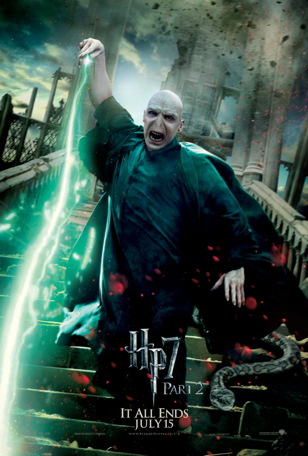 ‘Deathly Hallows: Part 2’ Voldemort poster — Harry Potter Fan Zone