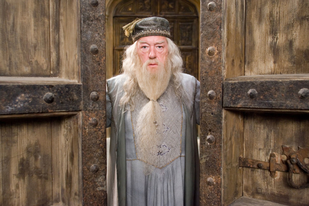 Dumbledore at the Hogwarts doors — Harry Potter Fan Zone