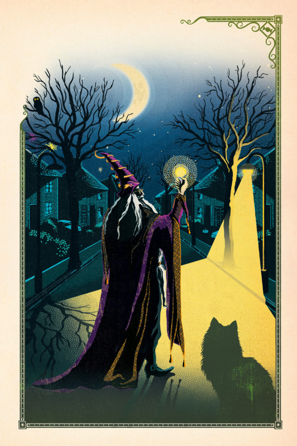Dumbledore in Privet (MinaLima illustrated edition) — Harry Potter Fan Zone
