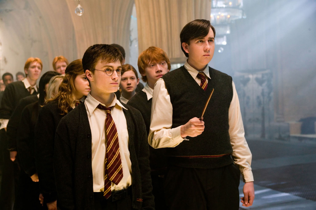 Dumbledore’s Army casting spells — Harry Potter Fan Zone