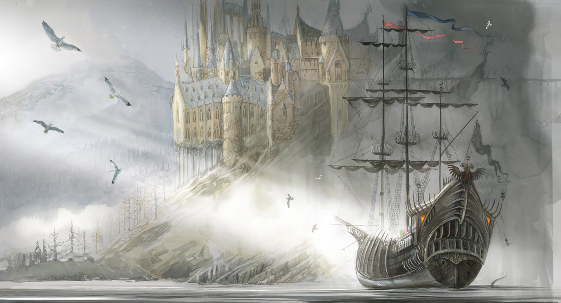 Arrival of the Durmstrang Ship — Harry Potter Fan Zone