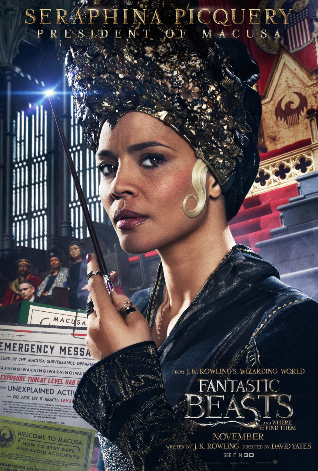 ‘Fantastic Beasts and Where to Find Them’ Seraphina Picquery poster ...