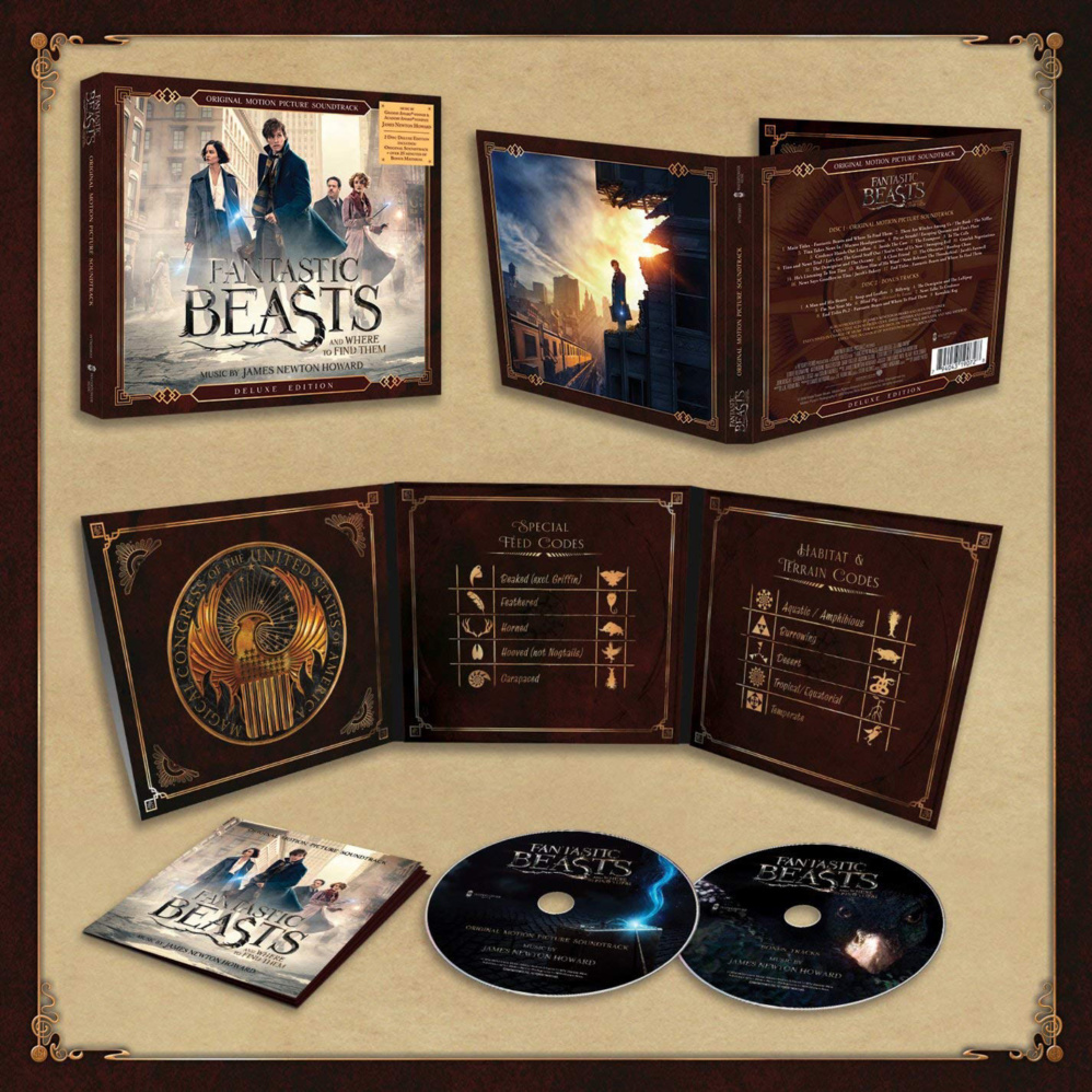 ‘Fantastic Beasts and Where to Find Them’ deluxe soundtrack pack ...