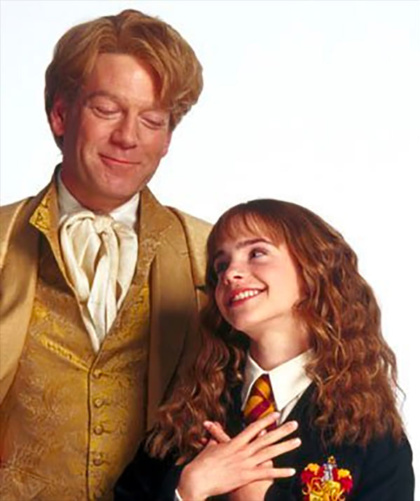 Portrait of Gilderoy Lockhart and Hermione Granger — Harry Potter Fan Zone