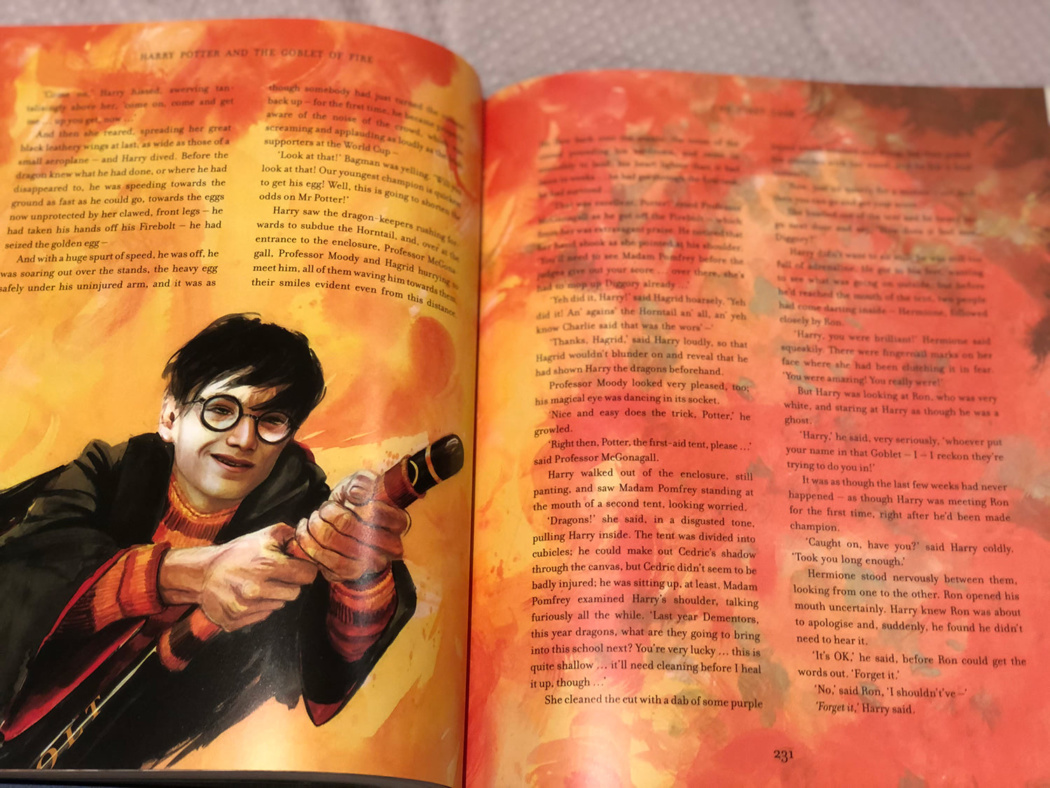 Review: the gorgeous new ‘Goblet of Fire’ full-colour illustrated ...
