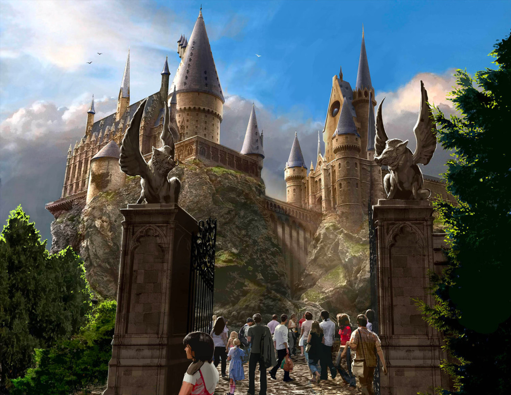 ‘Harry Potter’ theme park concept art — Harry Potter Fan Zone