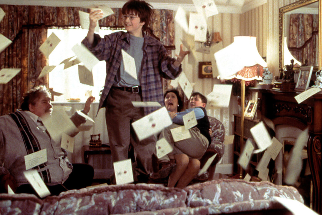 Harry receives his Hogwarts letters — Harry Potter Fan Zone