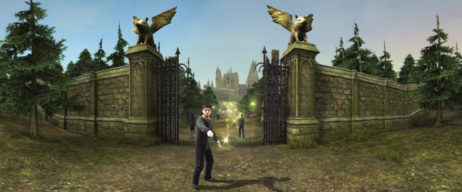 Hogwarts gates (Half-Blood Prince video game) — Harry Potter Fan Zone
