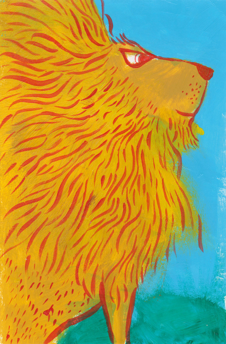 Lion (Ken Wilson-Max Patronus on a Postcard) — Harry Potter Fan Zone