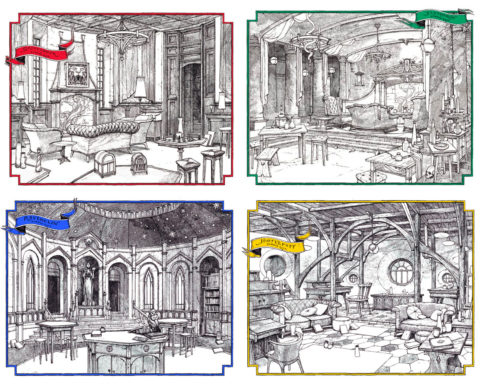 Common rooms (house editions) — Harry Potter Fan Zone