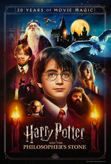 ‘Philosopher’s Stone’ 20 Years of Movie Magic poster — Harry Potter Fan ...