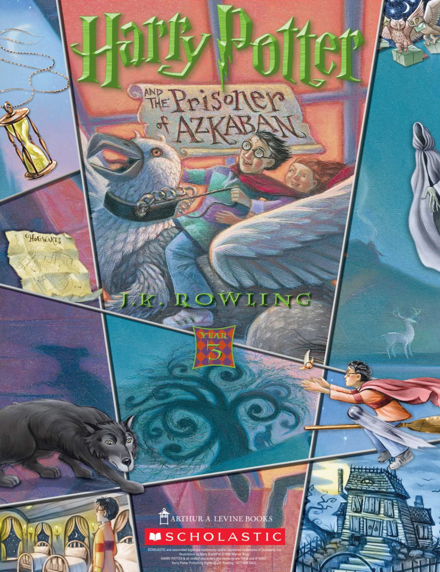 ‘Prisoner of Azkaban’ (Year 3) Scholastic promotional poster — Harry ...