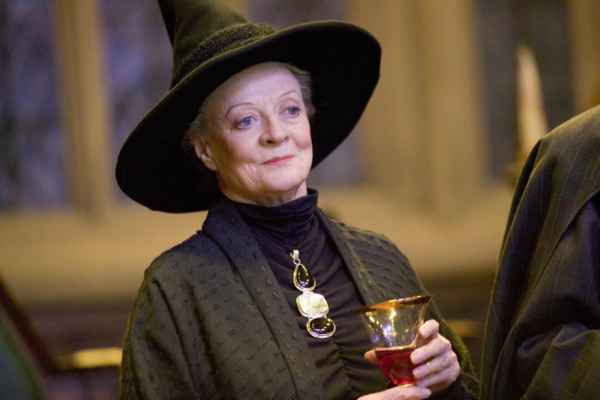 Professor McGonagall enjoys a drink — Harry Potter Fan Zone