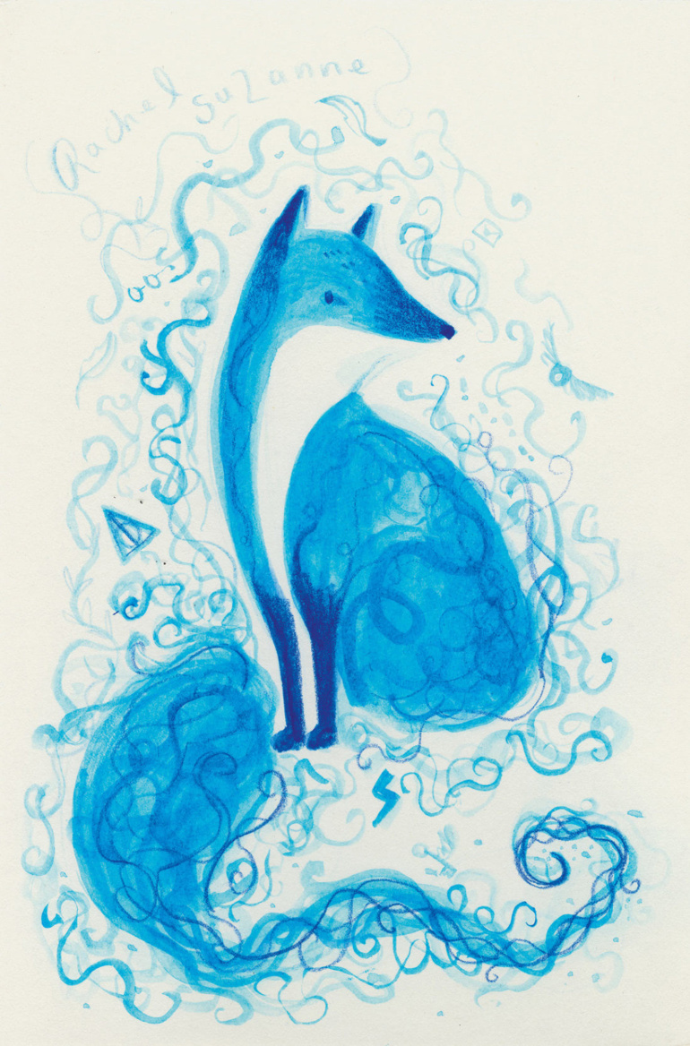 Fox (Rachel Suzanne Patronus on a Postcard) — Harry Potter Fan Zone