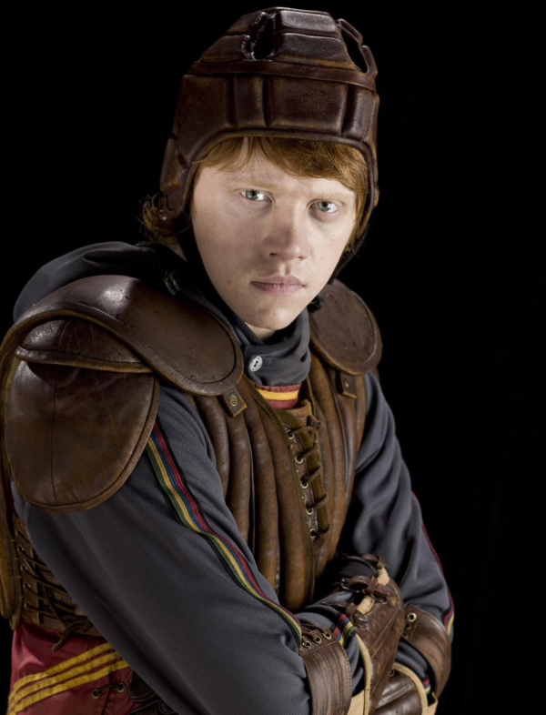 Portrait of Ron Weasley in Quidditch robes — Harry Potter Fan Zone