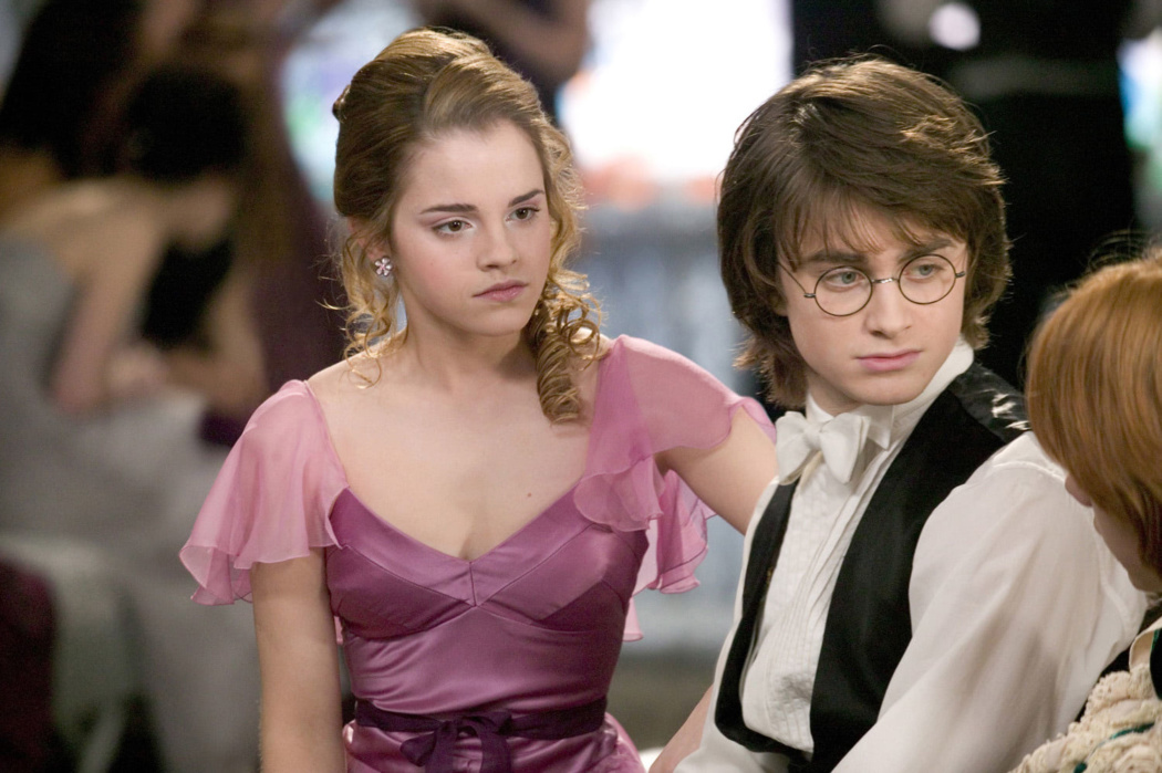 The trio at the Yule Ball — Harry Potter Fan Zone